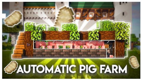 Automatic Pig Farm In Minecraft