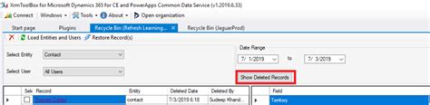 Retrieve Deleted Record From Dynamics Crm Building Solutions
