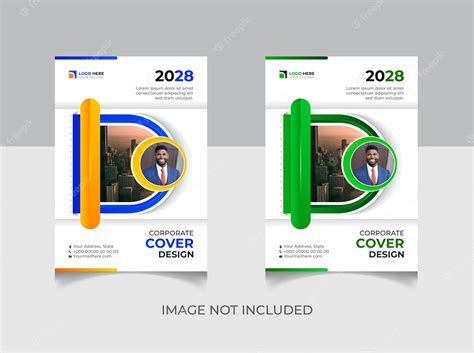 기업 비즈니스 책 표지 디자인 서식 파일 프리미엄 벡터