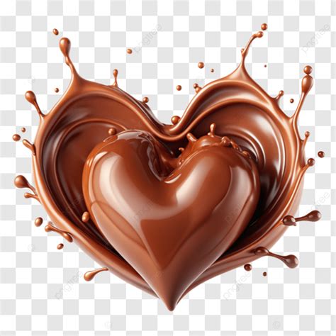 고립 된 심장 모양의 초콜릿 스플래시 렌더링 초콜릿 초콜릿 스플래쉬 튀김 Png 일러스트 및 이미지 에 대한 무료 다운로드 Pngtree