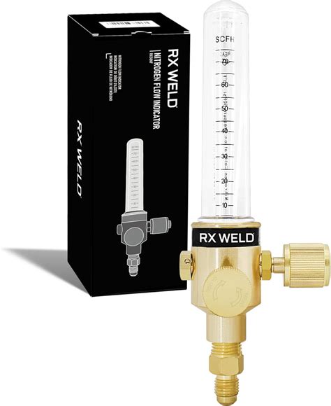 Rx Weld Nitrogen Flow Indicator 1 4 Sae Flare Inlet And Outlet 50psi Industrial