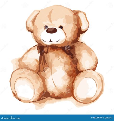 Dibujos Animados De Color Agua Adorable Juguete De Oso De Peluche Saint
