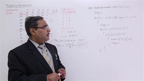 Modified Bubble Sort Youtube