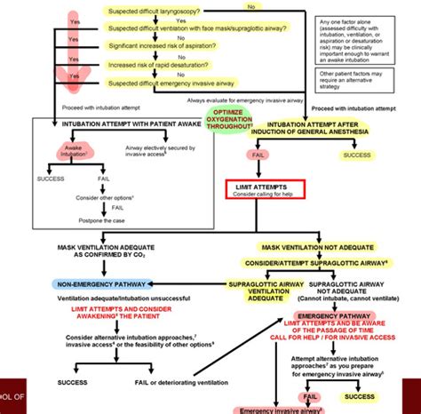 4 Difficullt Airway Algorithm Flashcards Quizlet