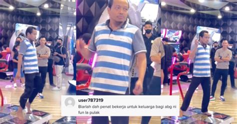 Pak Cik Rancak Menari Dekat Arcade Ini Buat Ramai Terhibur