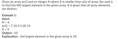 Solved Given An Array Arr And An Integer K Where K Is
