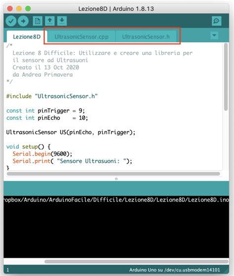 Utilizzare E Creare Una Libreria Per Il Sensore Ad Ultrasuoni Arduino Facile