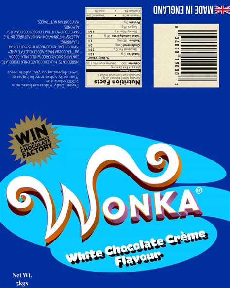 Wonka Bar Wrapper No3 Custom By Braedimussupreme95 On Deviantart