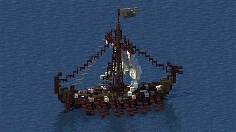 Medieval Large Longboat Minecraft Map