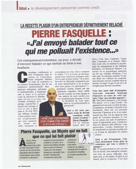 La recette plaisir d un entrepreneur définitivement relâché Pierre