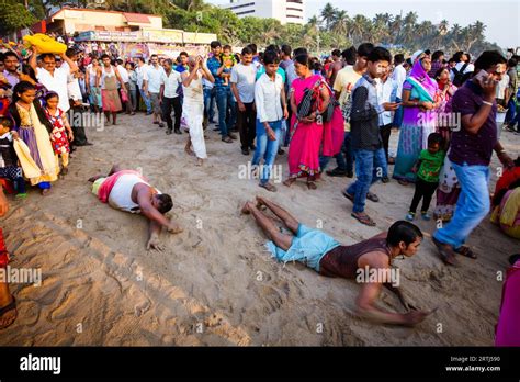 Mumbai India 6 November The Ancient Hindu Chhath Puja Festival Being