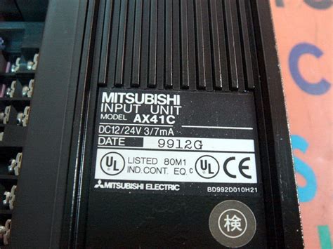 Mitsubishi Input Unit Ax41c Plc Dcs Servo Control Motor Power Supply
