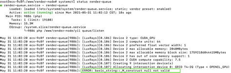 luxcoreconsole ：error basic string m construct null not valid
