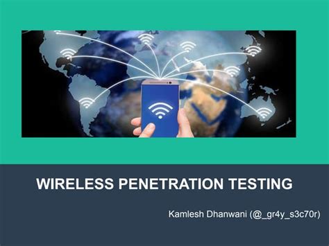 Wireless Penetration Testing Pptx