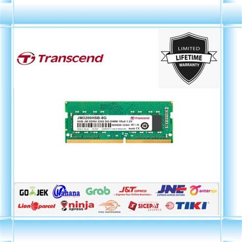 Promo Transcend So Dimm Jetram Ddr4 3200 Notebook Memory Diskon 23