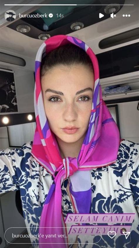 Ruhun Duymaz ın Ece si Burcu Özberk başını örtüp paylaştı