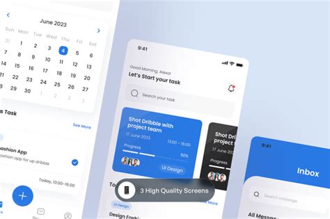 Task Management App Ux And Ui Kits Ft Task And Manager Envato
