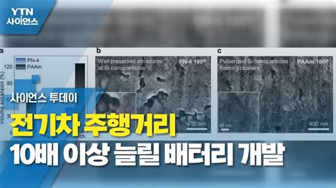 전기차 주행거리 10배 이상 늘릴 배터리 개발 Ytn 사이언스 Youtube