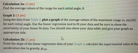 solved calculation 2a 2 pts find the average values of