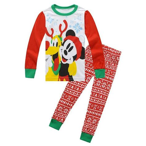 Conjunto De Pijamas De Disney Para Niñas Pijamas De Navidad Para Niños