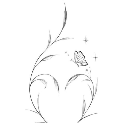 부산타투 서면타투 전포타투 꽃타투 나비타투 Busantattoo On Instagram 예약 가능한 도안입니다💘🦋 Work