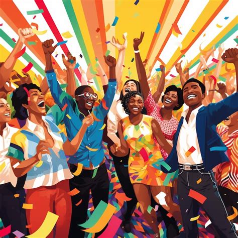 Premium AI Image | Vibrant and Lively Celebration Jubilant Jamboree