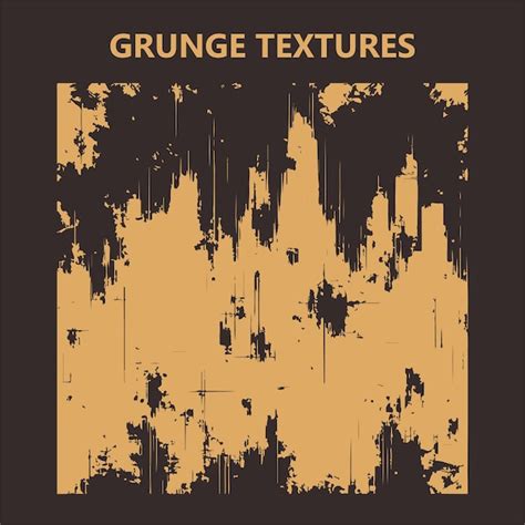 Premium Vector | Vector grunge textures