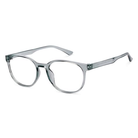 Buy Lenskart Blu Blue Round Large Blue Cut Anti Glare Zero Power