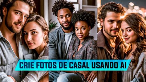 como criar fotos de casal realísticas usando inteligência artificial grátis gerar retratos com