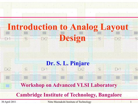 Analog Layout Design Pdf