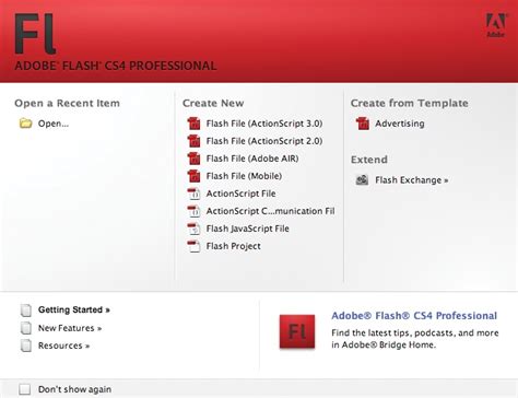 Adobe Flash Cs4 Icon