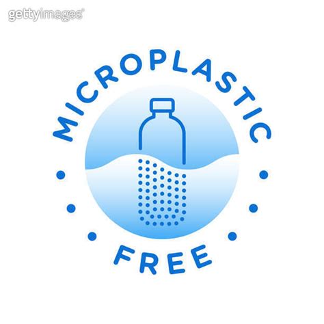 Microplastic Free Vector Icon Logo Badge Concept Design 1934509541