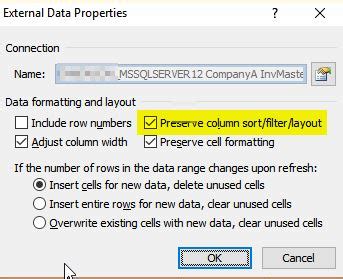 Using Sql Query In Excel Showing Columns In The Right Order Super User