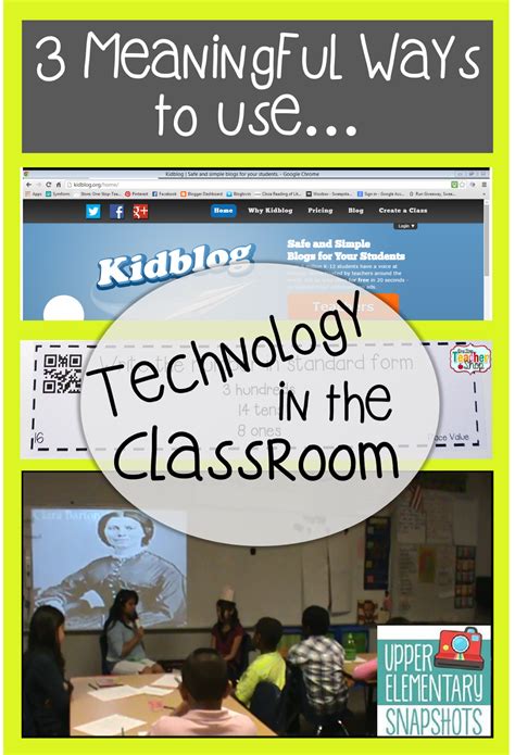 Upper Elementary Snapshots 3 Meaningful Ways To Use Technology In The