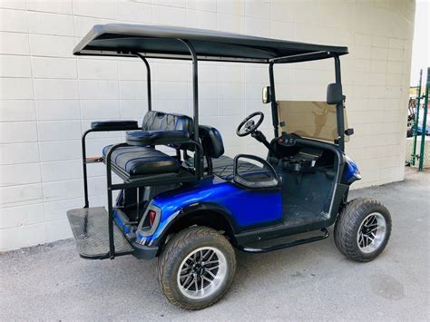 2016 E Z Go Ezgo Rxv Refurbished Custom Blue Body 215 Golf Cart Depot