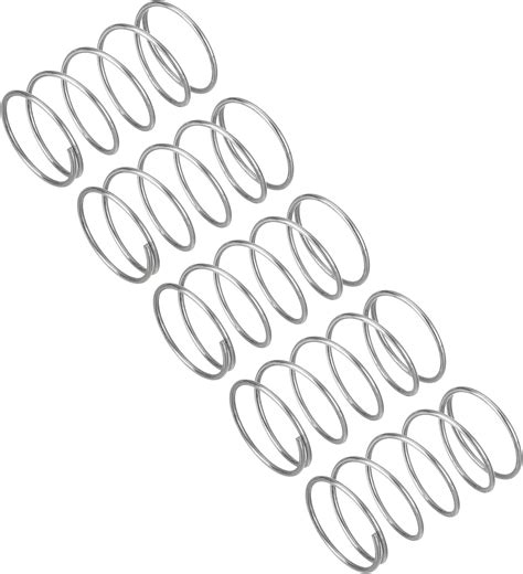 Amazon Com Uxcell 5Pcs Compression Spring Wire Diameter 0 035 OD 0 63 Free Length 1 18