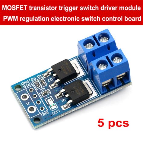 5pcs High Power MOSFET Field Effect Transistor Trigger Switch Driver