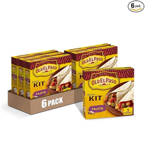 Old El Paso Fajita Dinner Kit With Flour Tortillas Mild Fajita Sauce