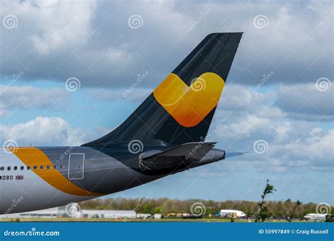 Thomas Cook Airlines Tail Editorial Stock Image Image Of Airplane 55997849