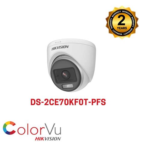 Hikvision 3K Colorvu Indoor Audio Fixed Turret IP CCTV Security Turbo