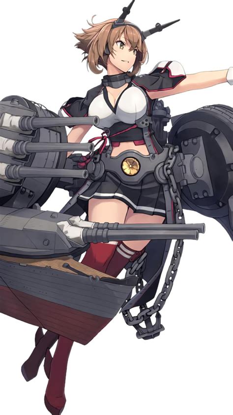 艦隊これくしょん 艦これ 【陸奥】iphone8（750 X 1334） 壁紙