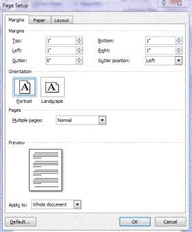 Printing Using Windows