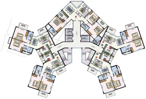 High Rise Residential San Francisco Floor Plan Residential