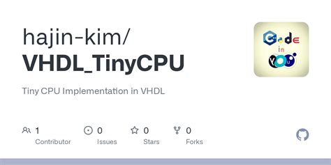 github hajin kim vhdl tinycpu tiny cpu implementation in vhdl