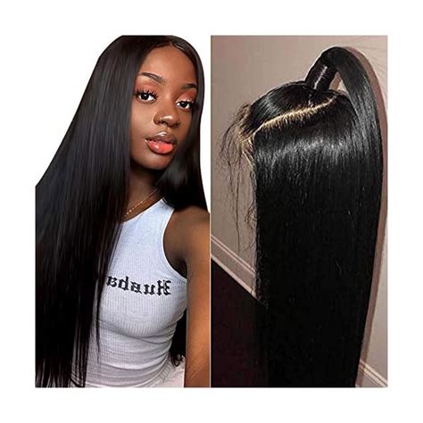 Muokass 220 Density Glueless Wigs Human Hair Pre Plucked Pre Cut