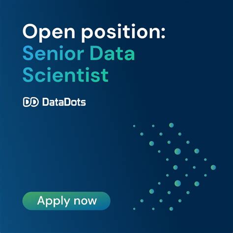 datadots on linkedin are you an experienced data scientist we re