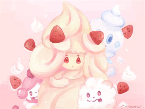 Sweets Pokemon Feat The New Alcremie Pokemon Pikachu Wallpaper