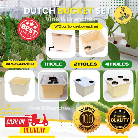 Dutch Bucket Hydroponics Set Shopee Philippines