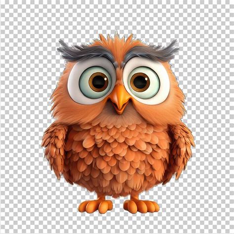 Premium Psd Cute Owl Png