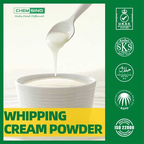 Whipping Cream Powder Price Chemsino Chemsino Food Additives Manufacturer And Supplier